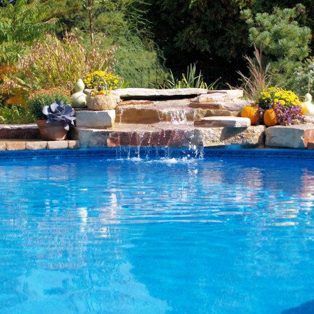 Check out this beach entry and rockscape slide and water fall! (38 ...