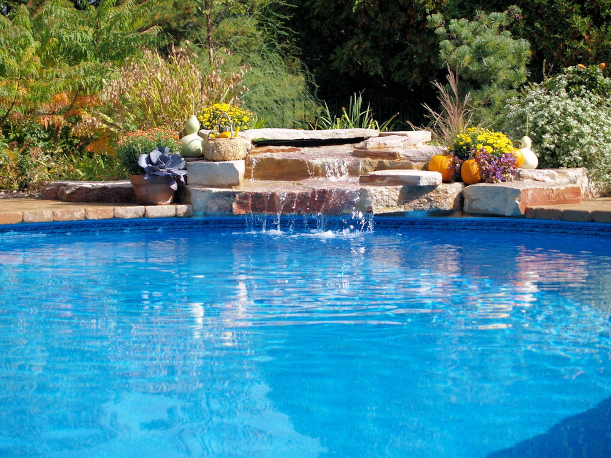 Waterfalls are one of the most popular water features chosen by new ...